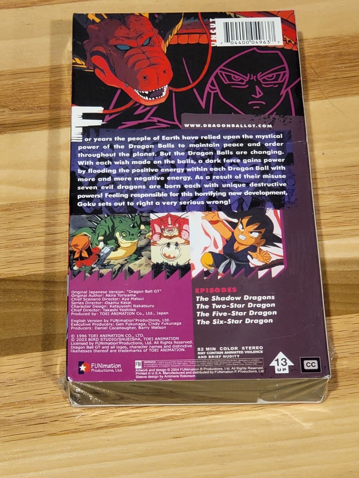Dragon Ball GT - EVOLUTION VHS VCR BRAND NEW SEALED | eBay