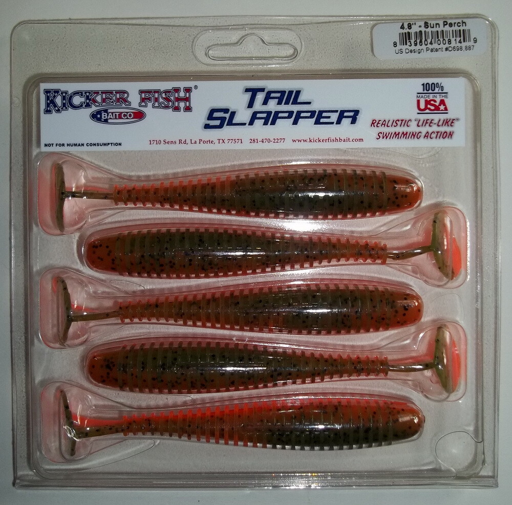 (2) Sets of 5 Kicker Fish Tail Slapper Swimbaits(Assorted #2)-Bass ...