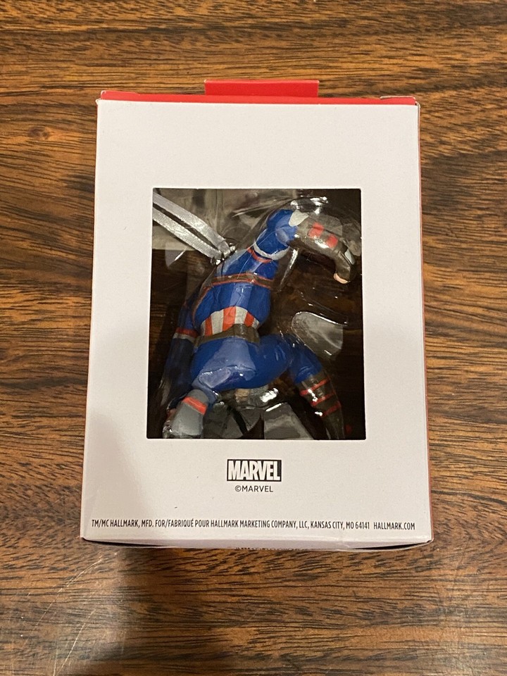 Hallmark Marvel Studios Avengers Captain America Tree Ornament New With ...