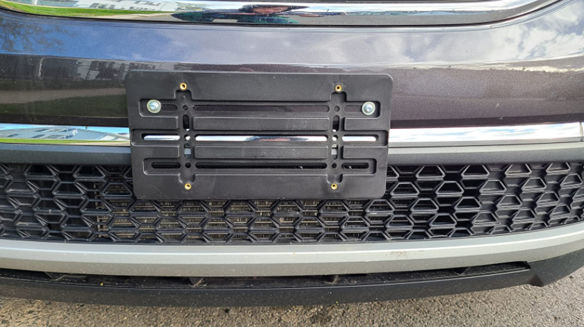 Universal License Plate Tag Holder Mounting Relocator Adapter Bumper ...