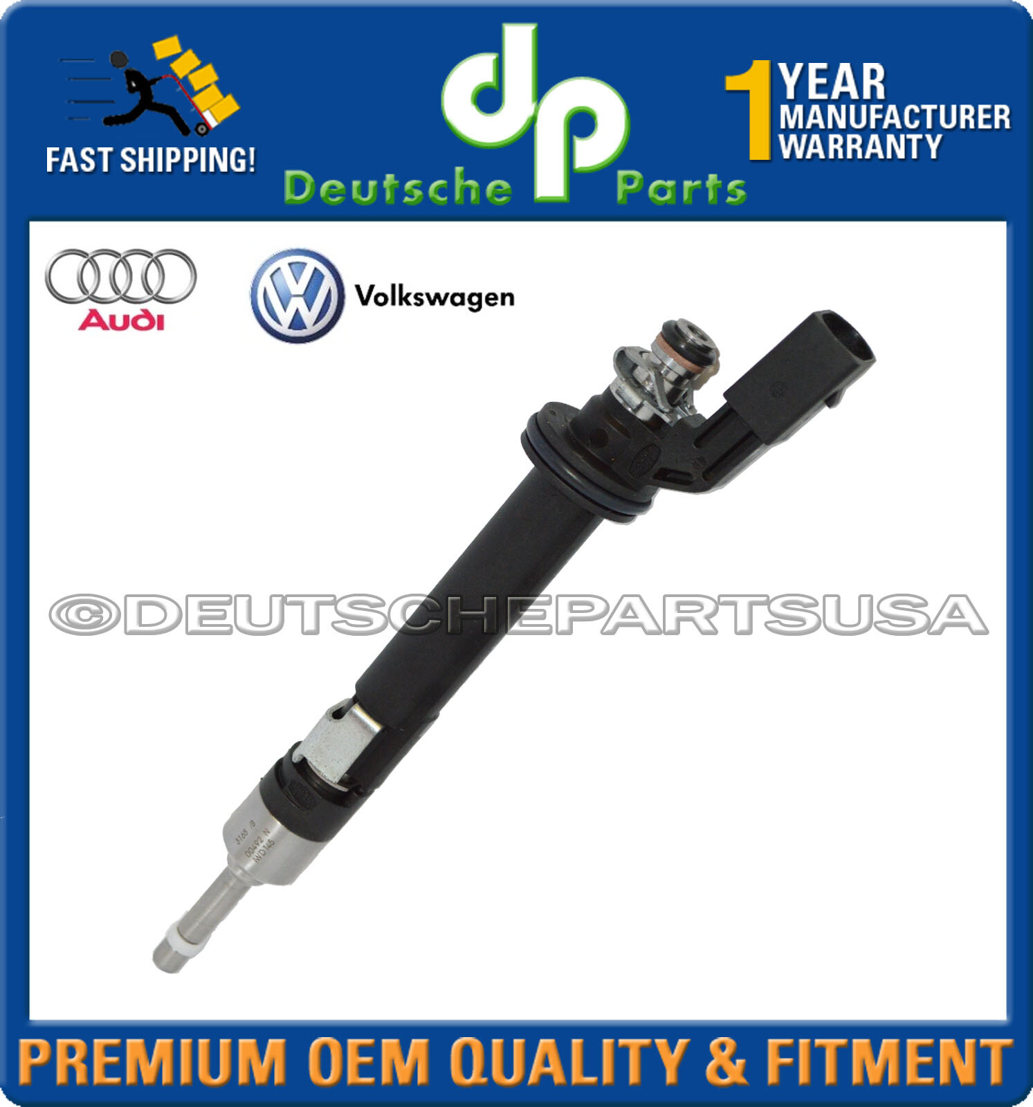 For Audi Q7 VW CC Touareg 3.6 Upper Fuel Injector Genuine 03H 906 036 F ...