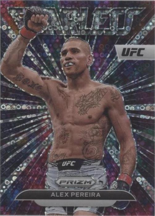 2023 Panini Prizm UFC - Fearless Alex Pereira #25 Under Card Prizm (RC ...