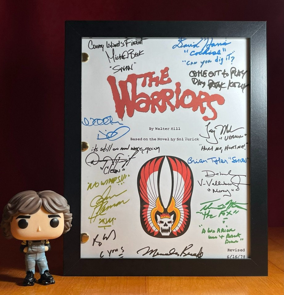 The Warriors Script Cast-Signed - Autograph Reprints - Warriors Movie ...