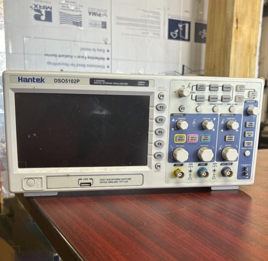 Hantek DSO5102P Digital Storage Oscilloscope 2 channels 100Mhz 1GSa/s ...