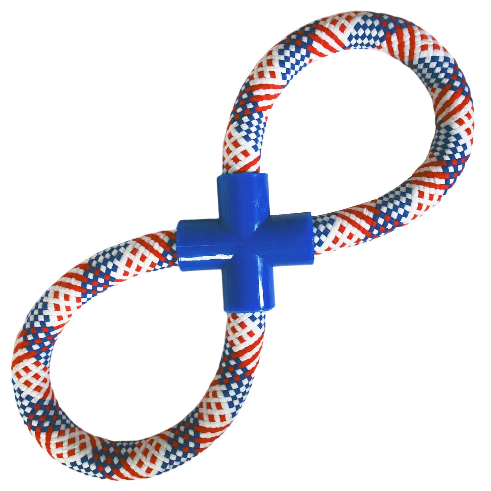 Patriotic Red White & Blue Rope Toy for Big Dogs - Fetch - Toss - Play ...