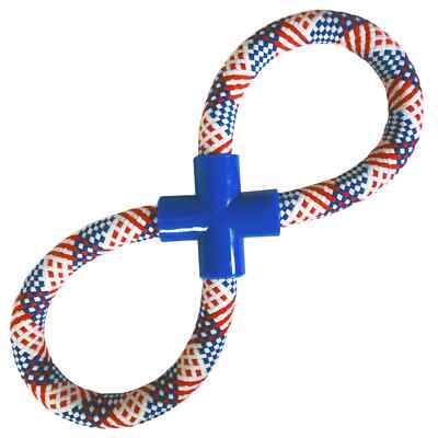 Patriotic Red White & Blue Rope Toy for Big Dogs - Fetch - Toss - Play ...