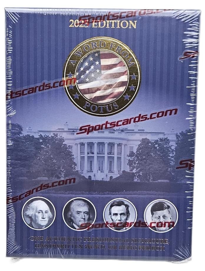2025 Edition POTUS A Word From The President Factory Sealed Hobby Box 1 ...