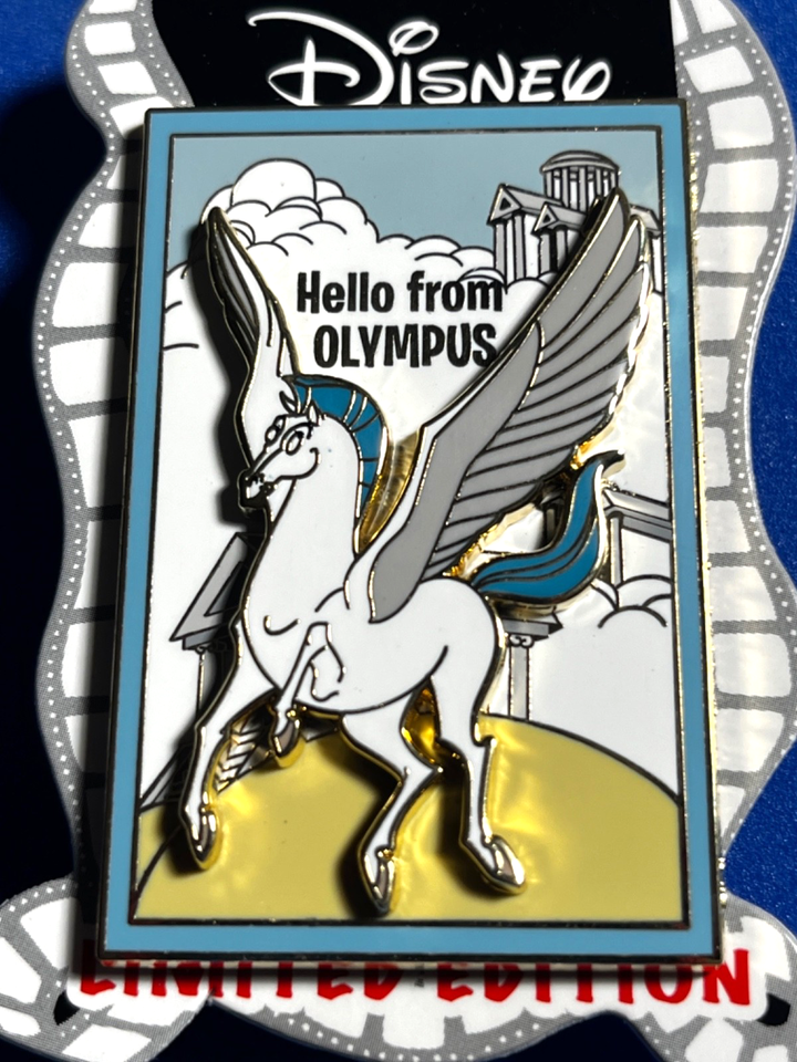 Disney DSSH Pegasus Hello From Olympus Postcard LE 400 Pin Hercules FF1 ...