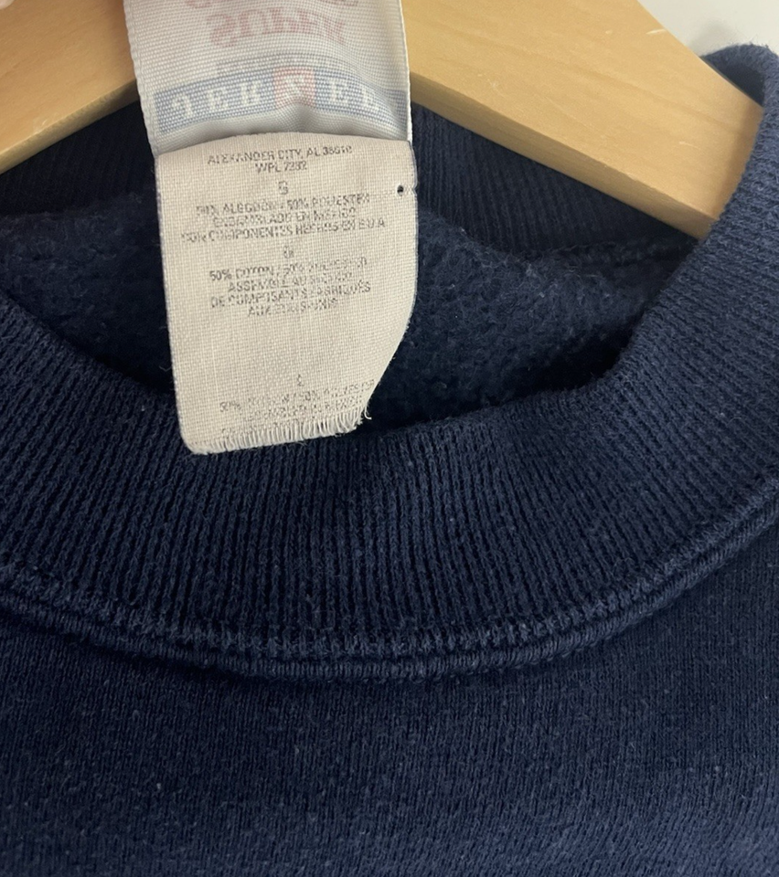 Vintage Bell Atlantic Sweatshirt Crewneck 90s L Navy Blue Jerzees Super ...
