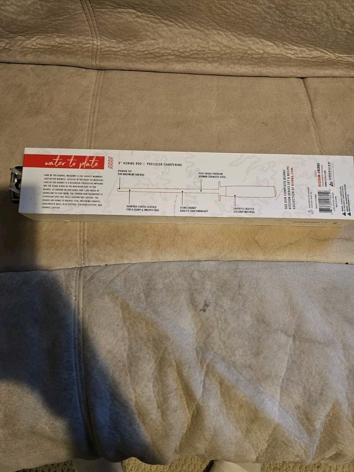 New Bubba Blade 9" Honing Rod German Stainless Steel | eBay