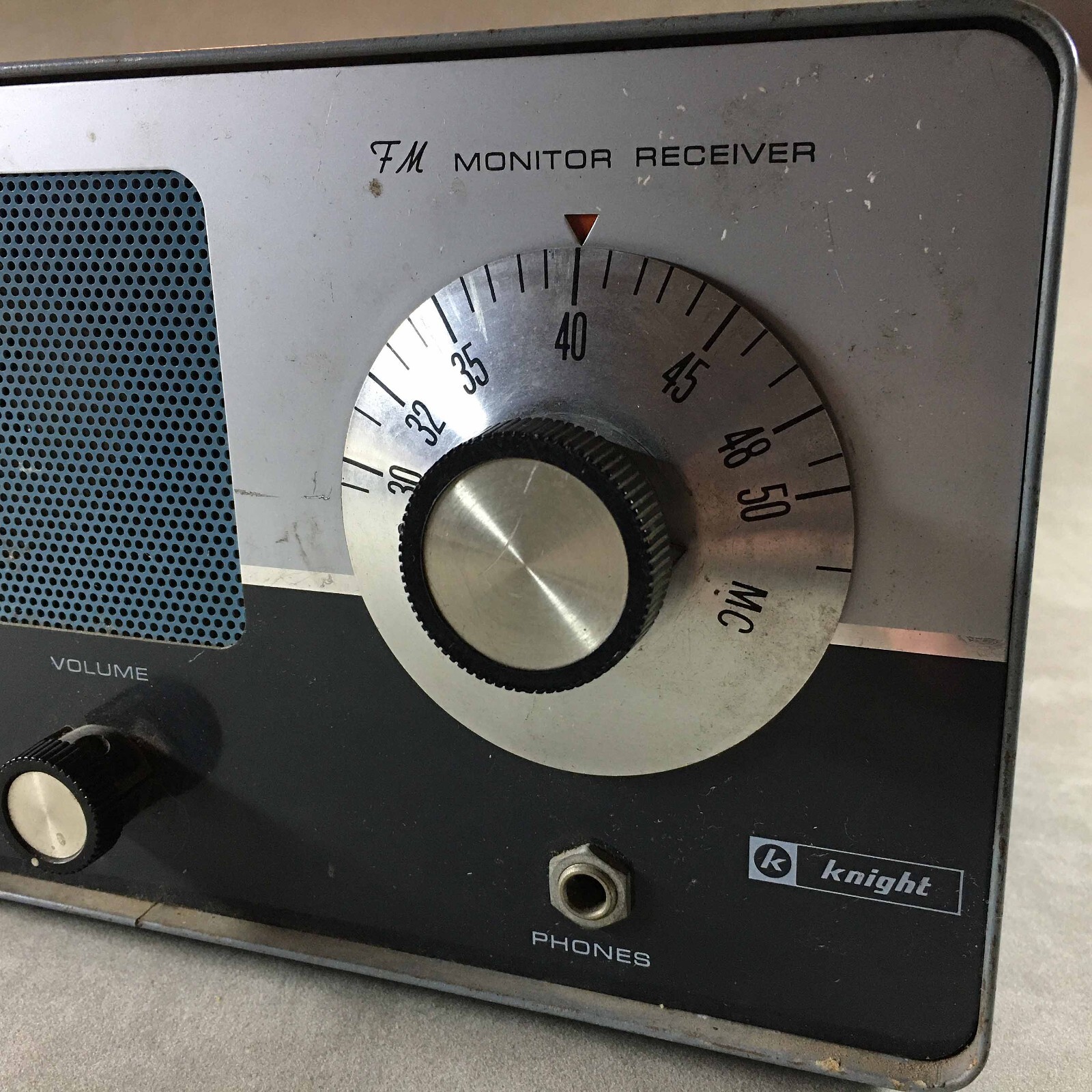 VTG Knight Allied KG-220 FM Monitor Receiver Tube Radio POWERS ON | eBay