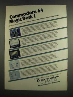 1984 Commodore Computers Ad - Magic Desk I | eBay