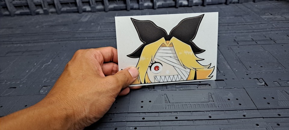 Shrapnel Peeper: CECILIA Kiss Cut Sticker | eBay