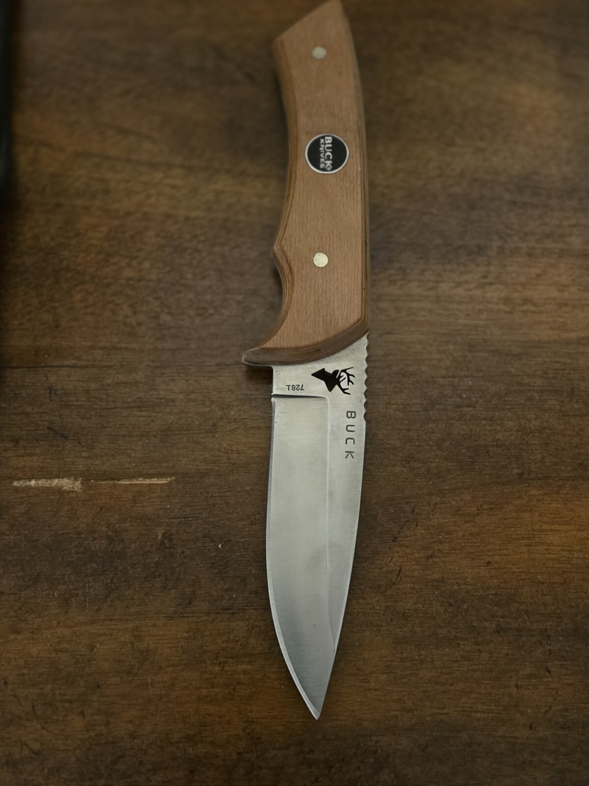 Buck 728 Skinner Fixed Blade Hunting Knife Full Tang with Sheath EUC | eBay