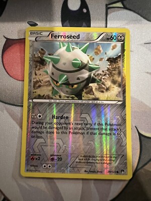 Ferroseed - 79/122 - X&Y Breakpoint - Reverse Holo - Pokémon TCG Card ...
