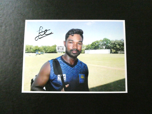 Janith LIYANAGE - SRI LANKA cricket signed e-RARE UNIQUE photo - ODI ...