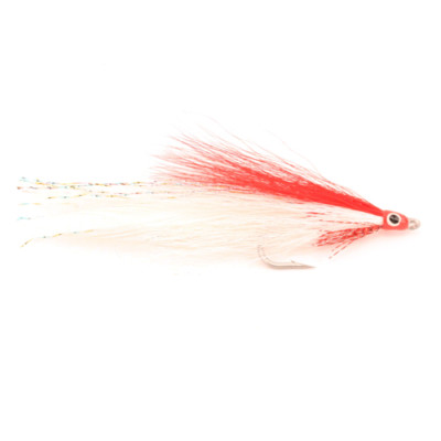(2) Lefty's Deceiver Red/White #1/0 Saltwater Fly by Umpqua NEW FREE ...