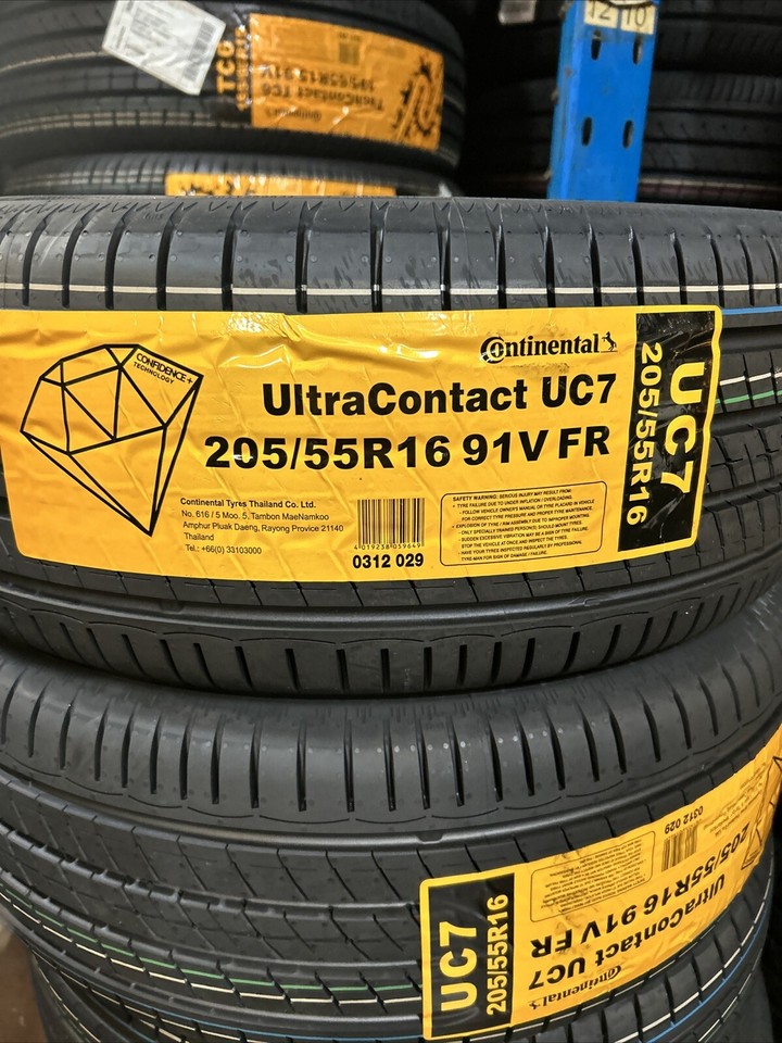 CONTINENTAL Ultra CONTACT 7 205/55/16 | eBay Australia