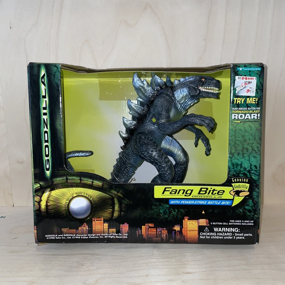 NIB 1998 Living Godzilla With Motorized Attack And Roar, 44% OFF