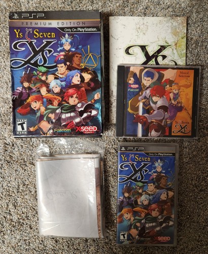 Ys Seven: Premium Edition *Complete CIB* (PlayStation Portable PSP ...