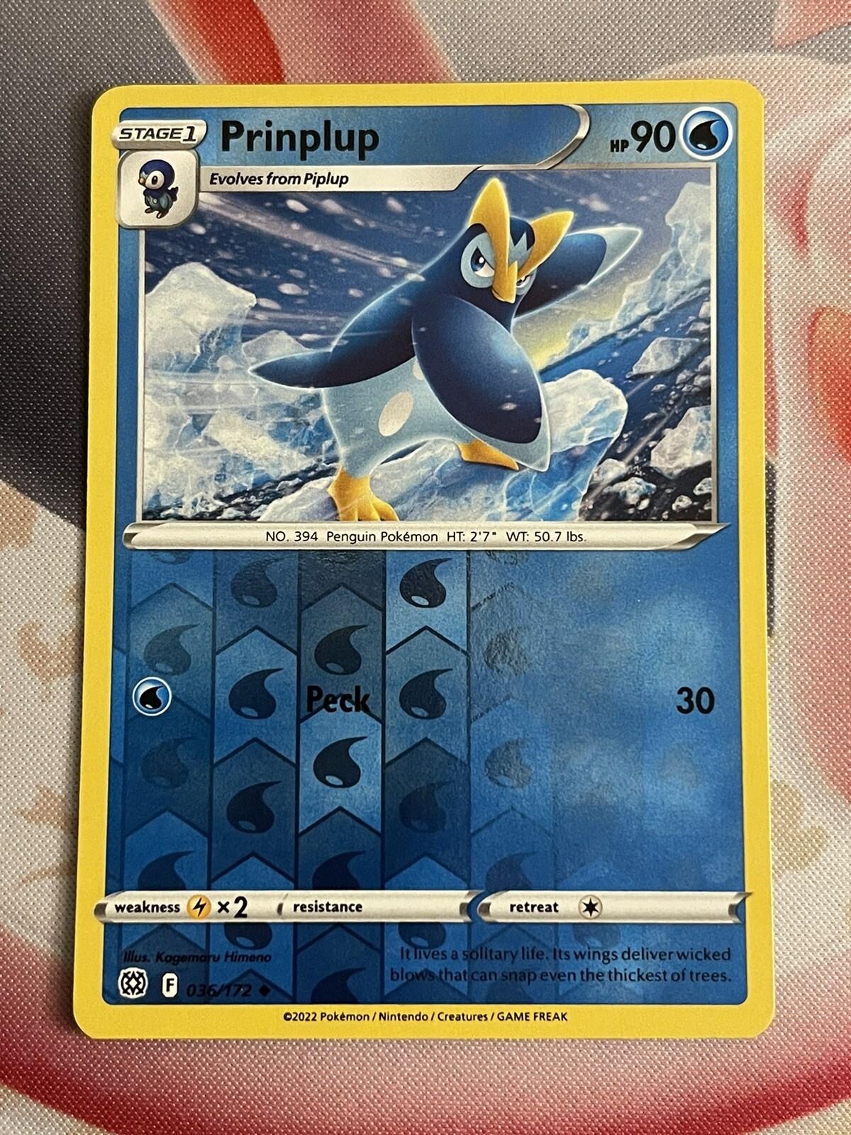 Pokémon TCG Prinplup Brilliant Stars 036/172 Reverse Holo Uncommon | eBay