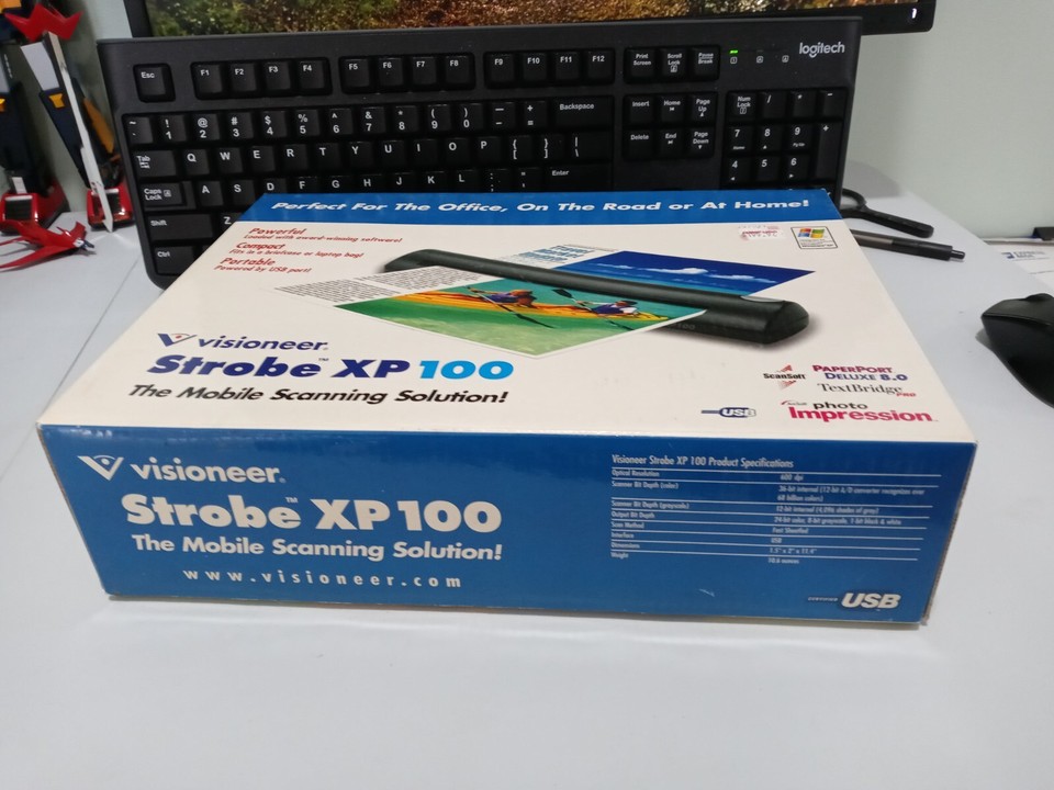 Visioneer Strobe XP 100 Scanner BRAND NEW NOS | eBay