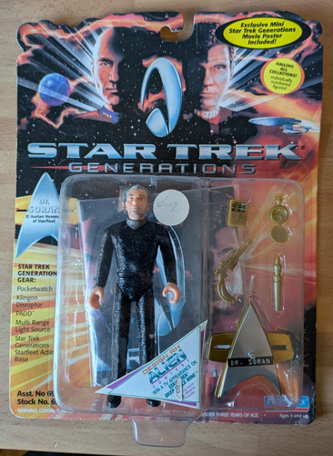 Playmates Star Trek Generations Dr. Soran unopened figure | eBay UK