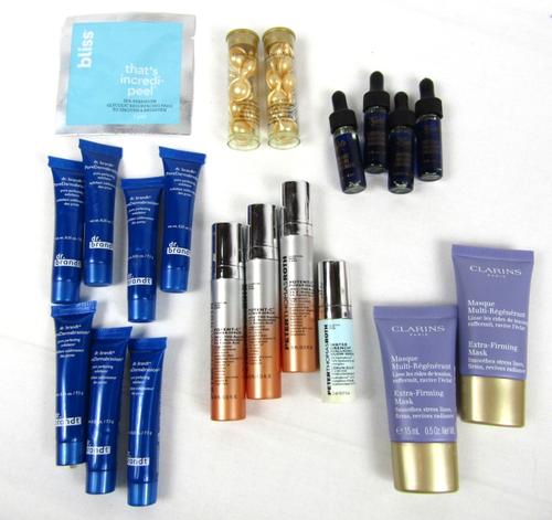 Skin Care Lot Kiehls Peter Thomas Roth Dr Brant Elizabeth Arden Clarins ...