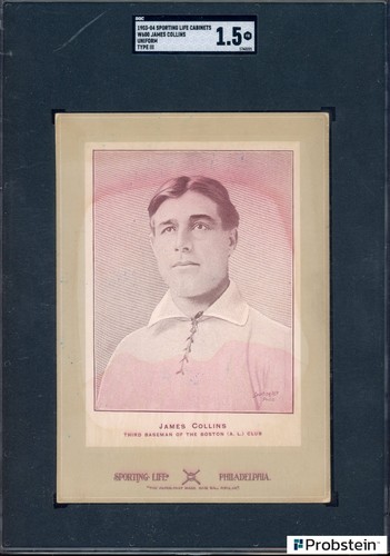1902-11 W600 Sporting Life Cabinets Jimmy Collins (HOF) - SGC FR 1.5 | eBay