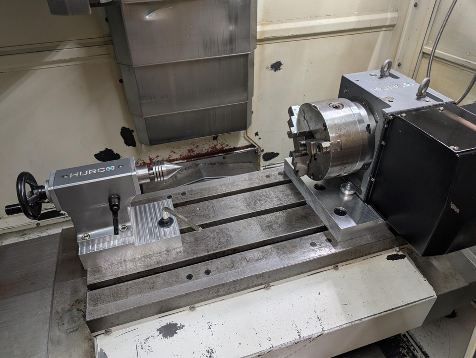 Hurco VM-1 CNC with 4th axis and spindle chiller. version 9 upgraded | eBay