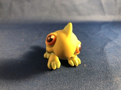 LPS #129 Green Lizard With Brown Eyes Littlest Pet Shop | eBay