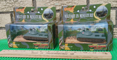 IMEX 1:87 Scale Military in Minature Die-cast Tank (Lot of 2) New | eBay