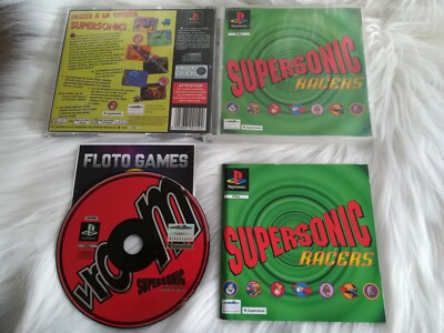 Jeu Supersonic Racers pour Sony Playstation PS1 PAL Complet - Floto ...