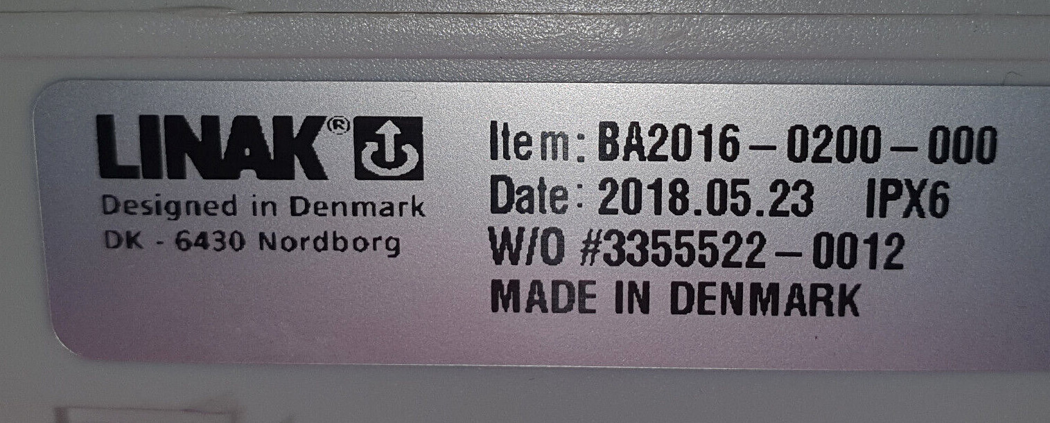 LINAK Battery BA2016 0200 000 Suits Most Standard Hospital Beds (Year ...