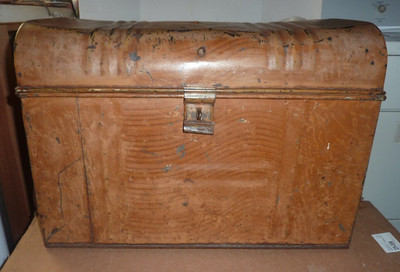 Chests & Trunks - Antique Metal Trunk