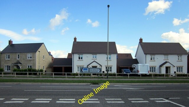 Photo 6x4 Cold Pool Lane Junction With Grovefield Way Up Hatherley ...