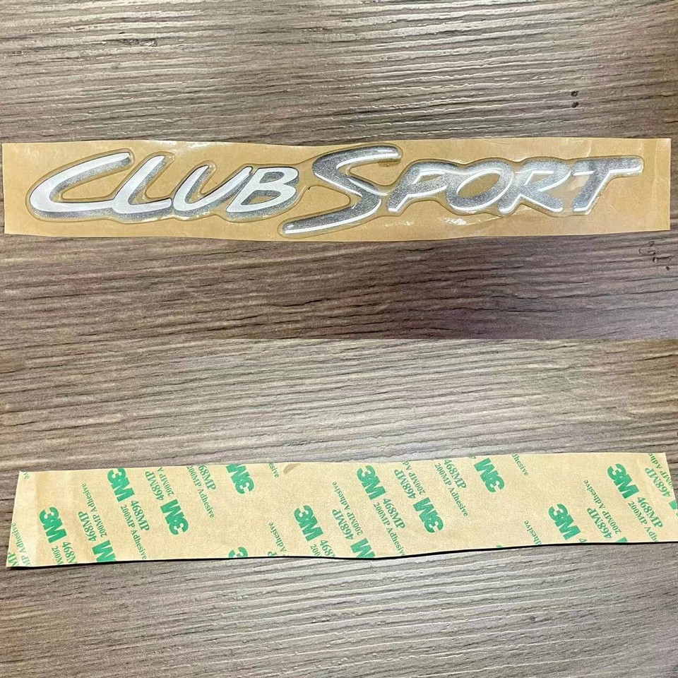 1 x HSV VS CLUBSPORT S1 BOOT LID CLUBSPORT BADGE DECAL SILVER & GREY ...