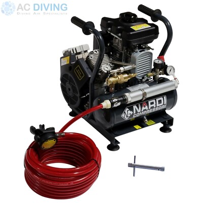 Nardi Diving Hookah / Compressor. Extreme Petrol with Hose & Regulator ...