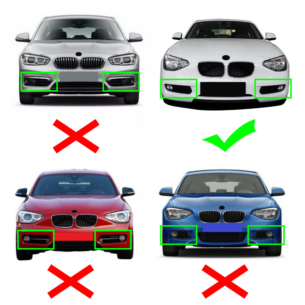 Foglight Grille Black 51117272557 51117272558 for BMW F20 F21 10-12 | eBay