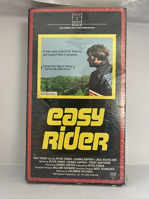 Easy Rider VHS 1969 1985 RCA Columbia First Release Jack Nicholson ...