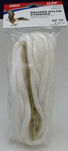 Eagle Claw 15' Braided Nylon Fish Stringer White 1pc for sale online | eBay