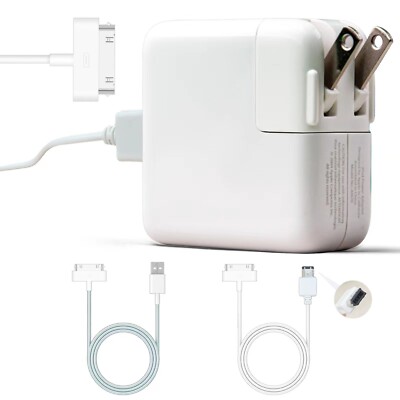 FireWire Cable and Wall Adapter A1070 for Apple iPod Classic OEM 30-Pin ...