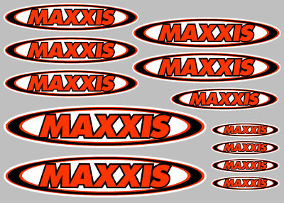 MAXXIS Stickers/Decals - 12 High Quality Printed and Cut Stickers | eBay