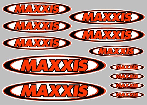 MAXXIS Stickers/Decals - 12 High Quality Printed and Cut Stickers | eBay