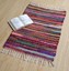 Rug Rag Rugs Multi Colour Mat Recycled Cotton Hand Woven Chindi Mats ...