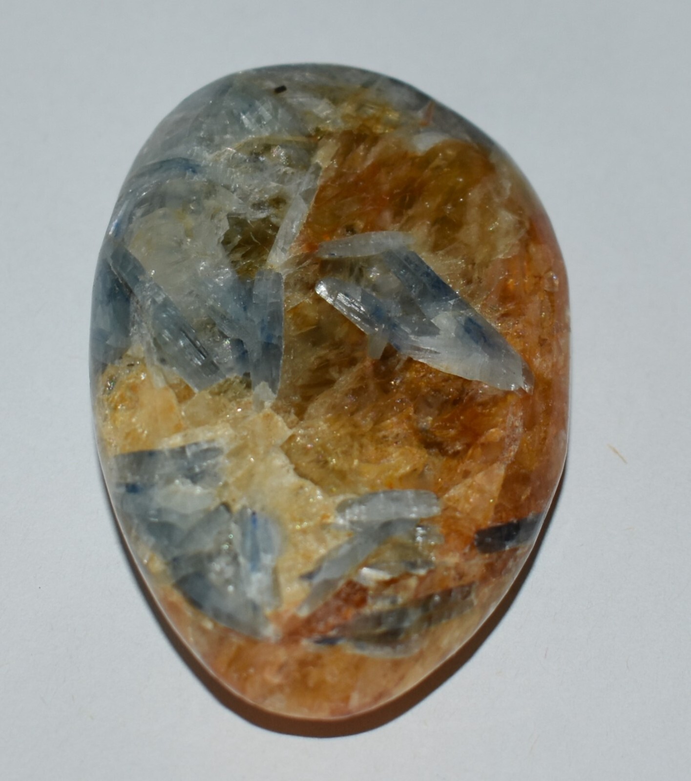 Kyanite Blue & Gold Crystal Rare from North Carolina Hand Carved ...