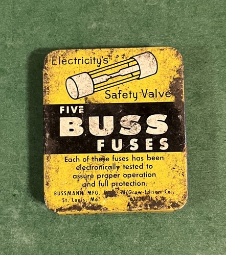 Buss Fuses, Sealed Box With 5 Fuses. | eBay