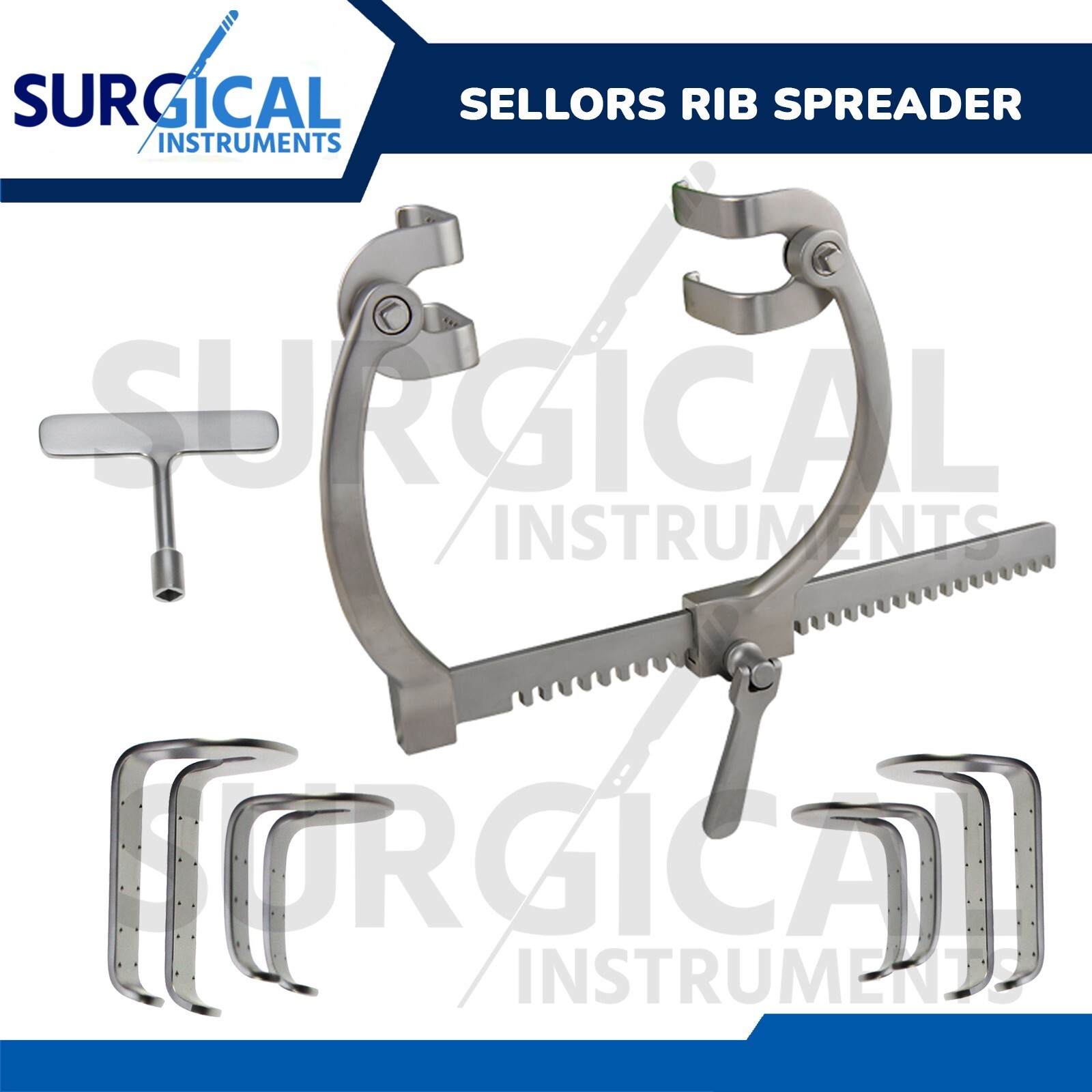 Sellors Rib Spreader Surgical Medical Cardio Instruments Stainless ...