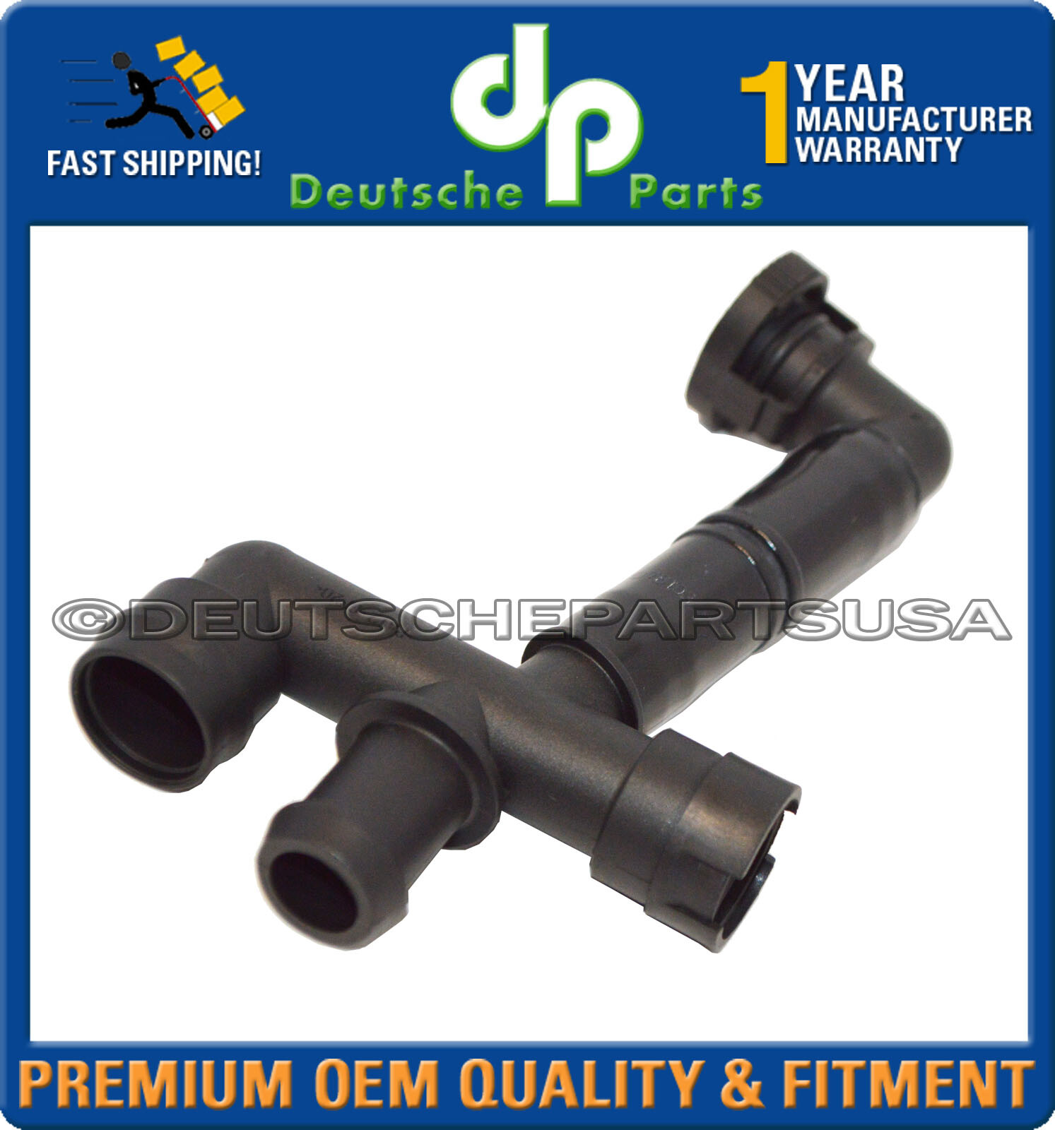 VW PASSAT V6 2.8 078103227 078 103 227 PCV / VALVE COVER Breather Hose ...