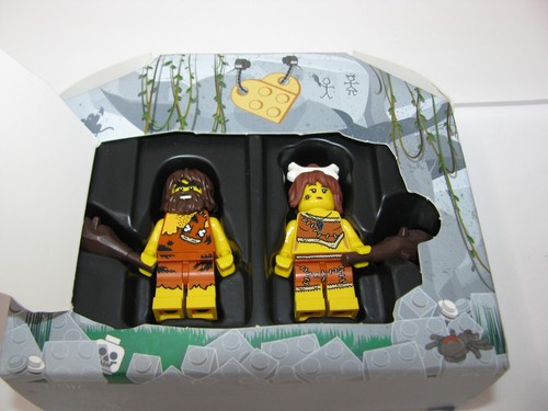 Lego Cave Woman & Caveman bundle Collectible Minifigure minifig lot 2 ...